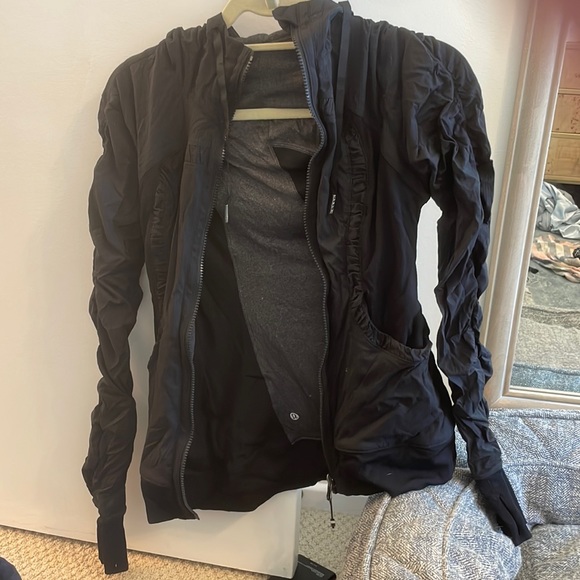 lululemon athletica | Jackets & Coats | Reversible Lululemon Zip Up ...